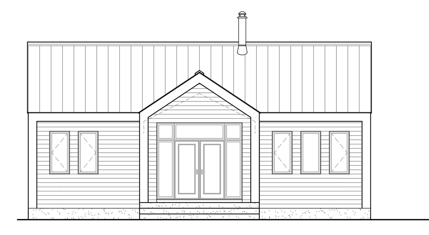 Adorable 2 BedroomContemporary Style House Plan 1061: Sonova - 1061
