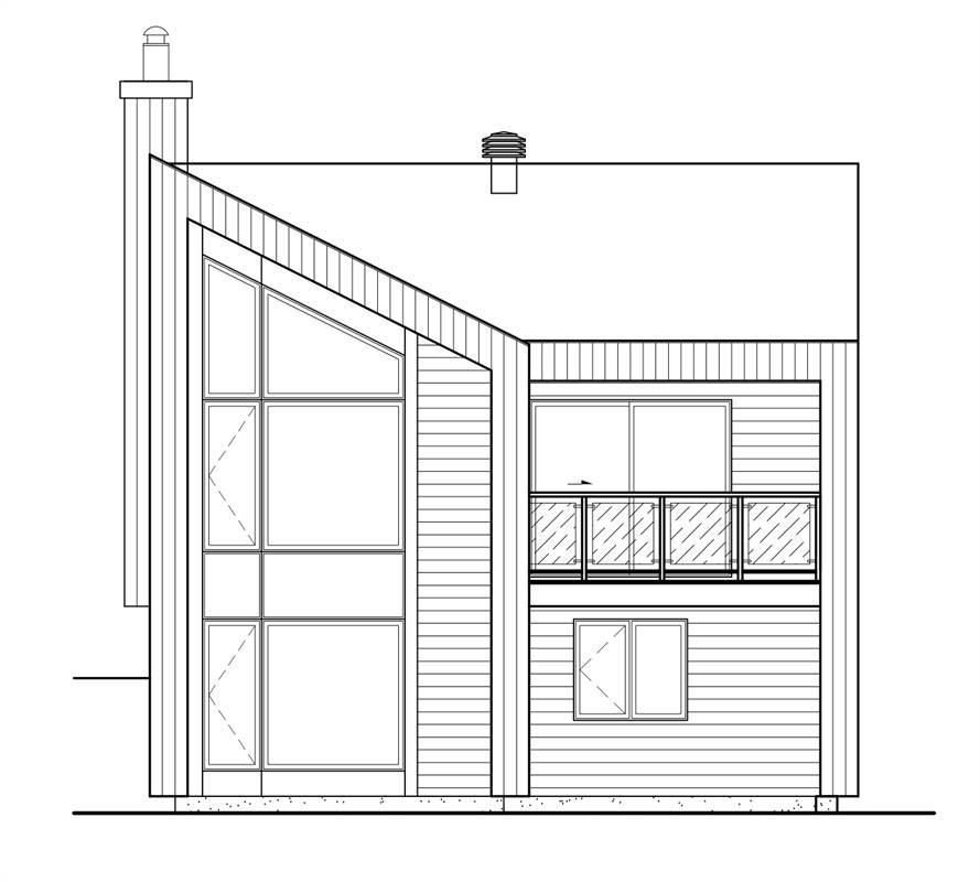 Walkout Basement Contemporary Style House Plan 1082: Andrade - 1082