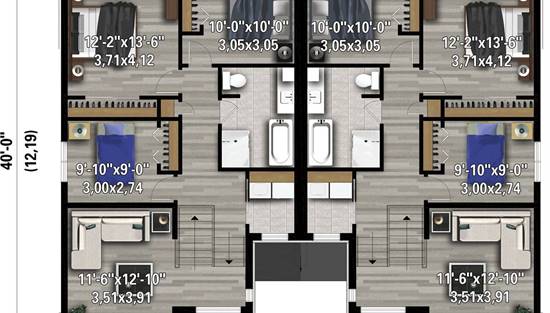 Duplex House Plans And Designs In Usa