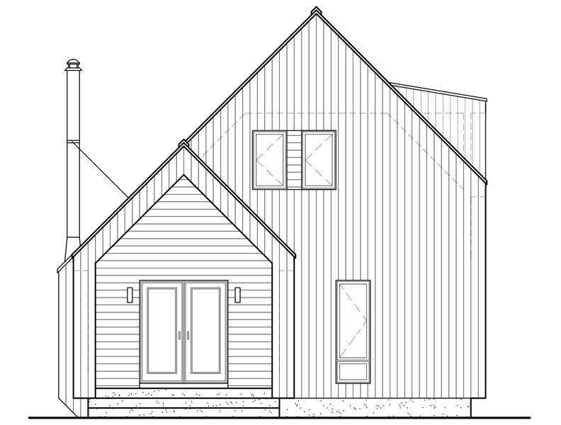 3 Bedroom Rustic Lake Style House Plan 8849: Wilmington - 8849