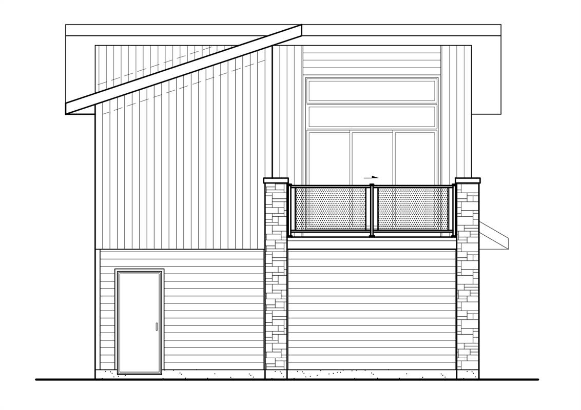 Outdoor Living Contemporary Style House Plan 9890: Blue Ridge - 9890