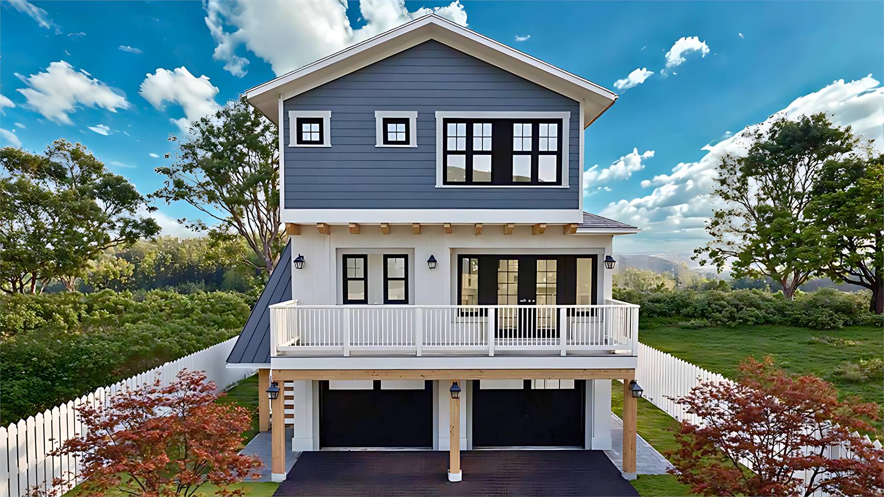 Heyworth | Transitional Beach Style House Plan 11198 - 11198