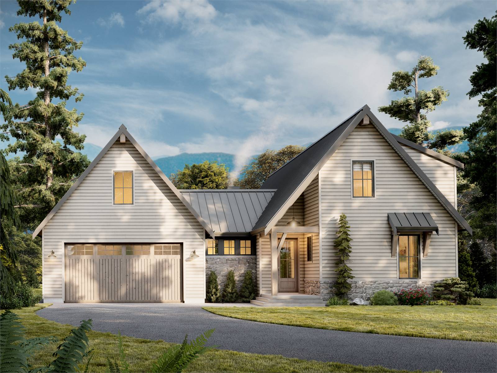 Maple Ridge 2-3 Bedroom Cottage Style House Plan 8056 - 8056