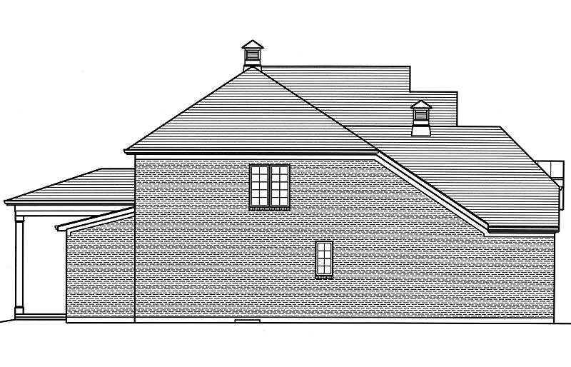 Two Story Family Traditional Style House Plan 7850 - 7850
