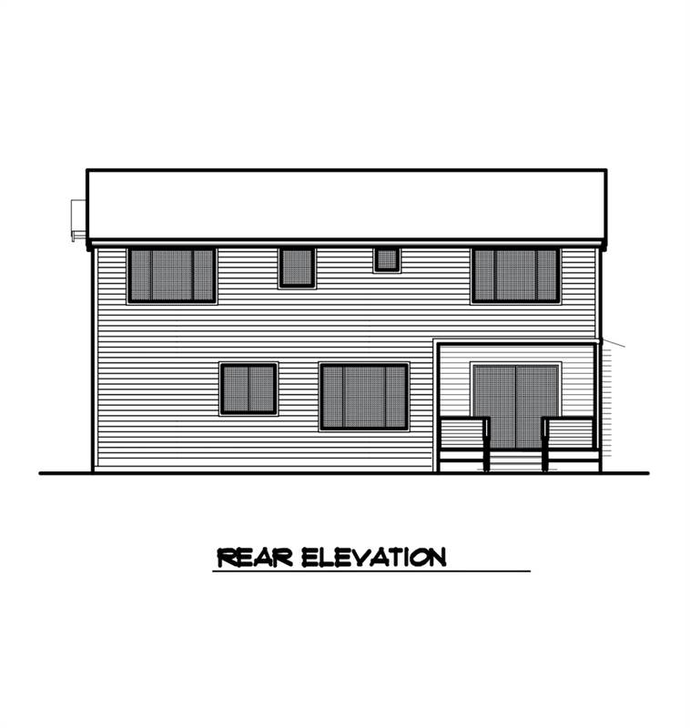 4 Bedroom Contemporary Style House Plan 1442: Cassandra - 1442