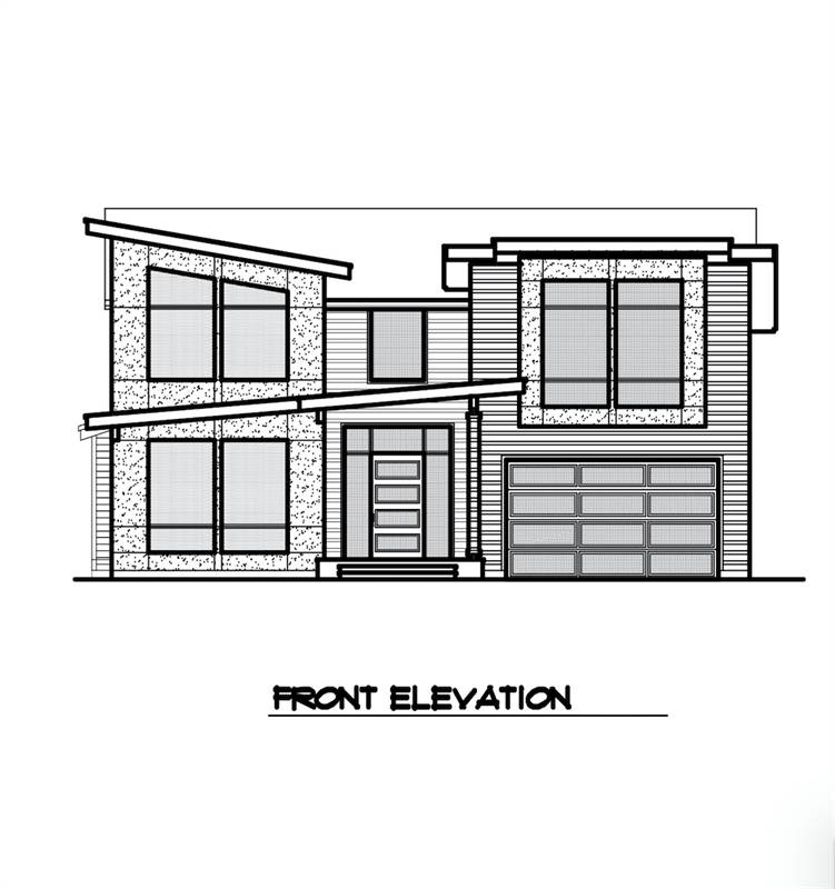 4 Bedroom Contemporary Style House Plan 1442: Cassandra - 1442