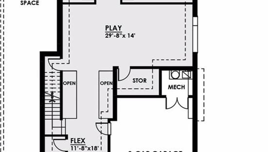 Luxury 3-Story Contemporary Style House Plan 2060 - 2060
