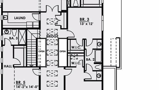 Luxury 3-Story Contemporary Style House Plan 2060 - 2060
