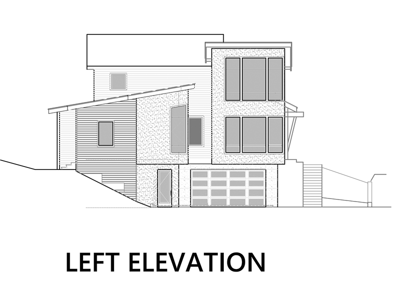 Sloping Lot Contemporary Style House Plan 4252: Pendenza - 4252