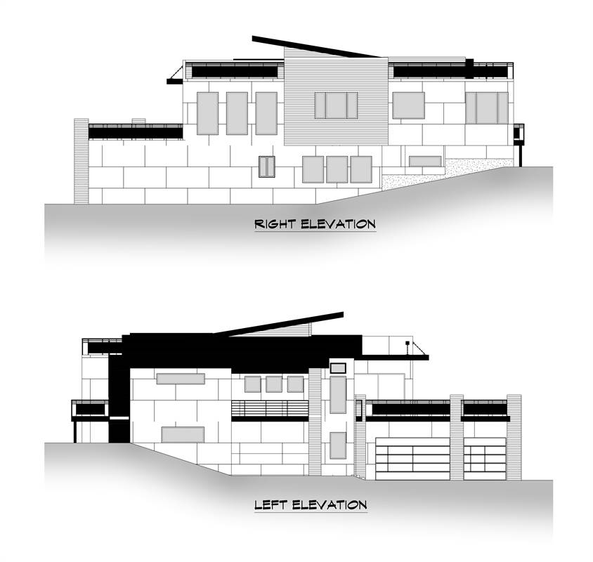 5 Bedroom Luxury Modern Style House Plan 6678: Des Moines - 6678