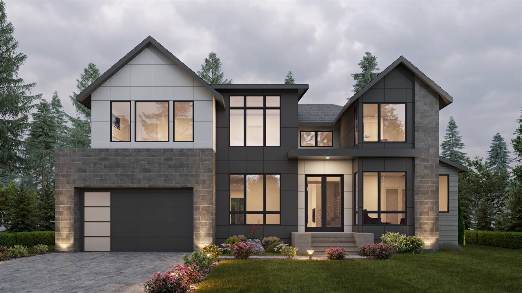 5 Bedroom Contemporary Style House Plan 7295: Monica - 7295