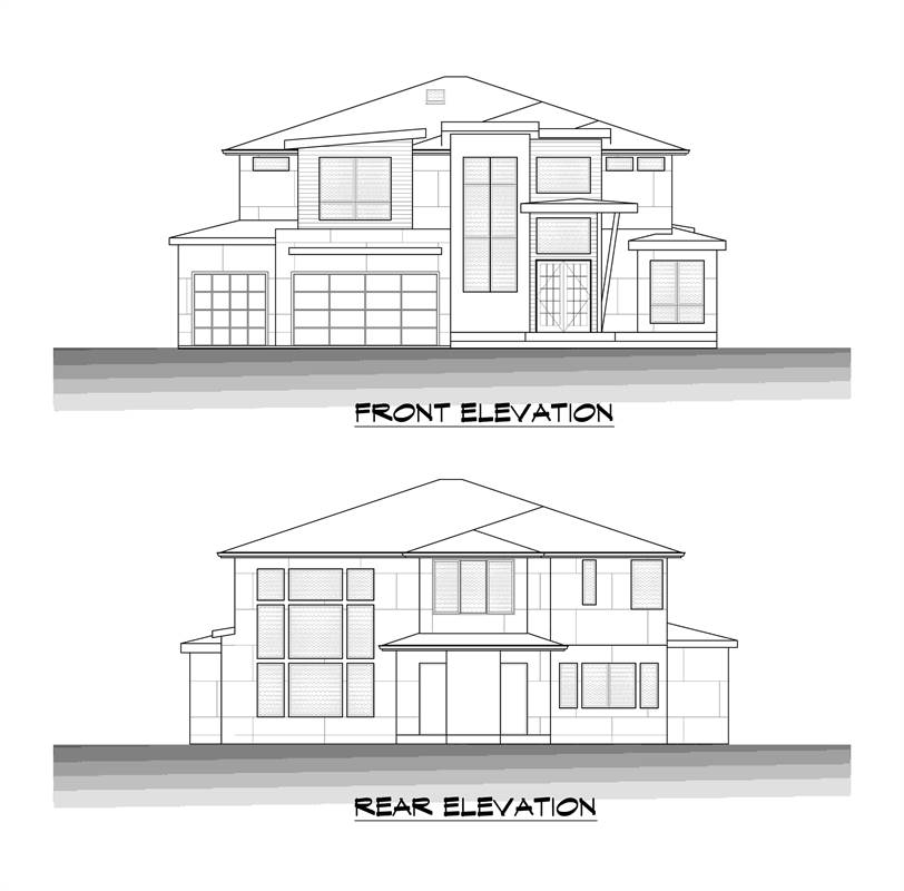 Beautiful Contemporary Style House Plan 9937: Altura - 9937