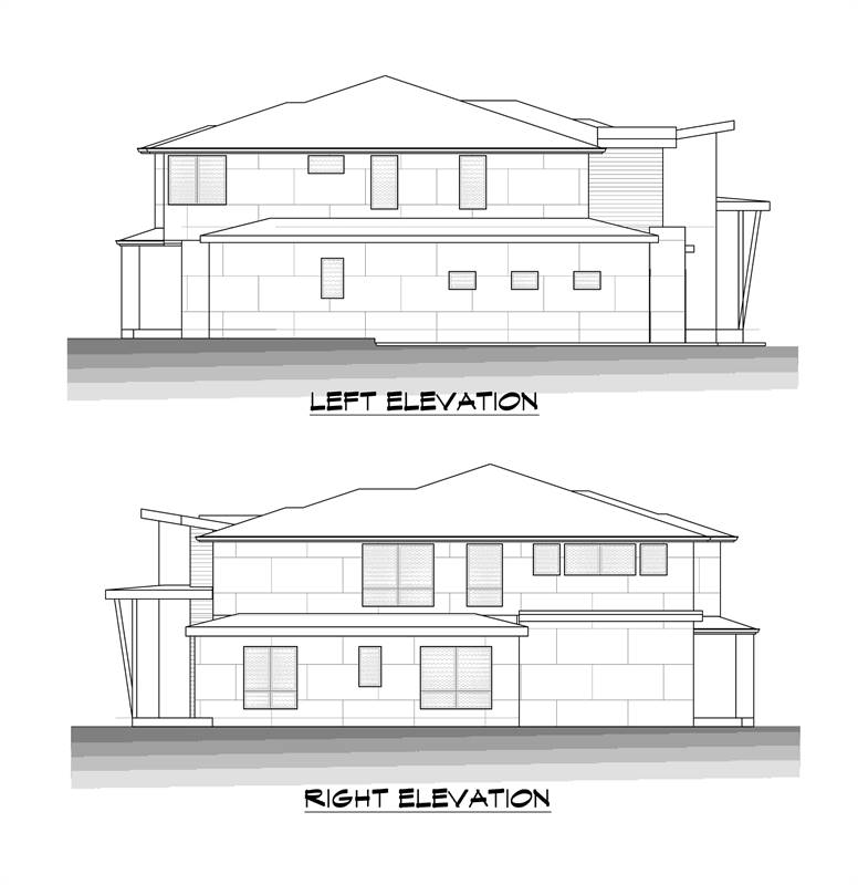 Beautiful Contemporary Style House Plan 9937: Altura - 9937