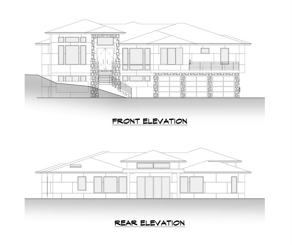 Sloping Lot Contemporary Style House Plan 9960: Nadal - 9960