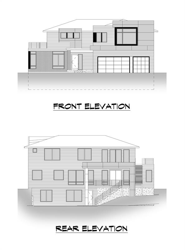 5 Bedroom Contemporary Style House Plan 9963: The Starbuck - 9963