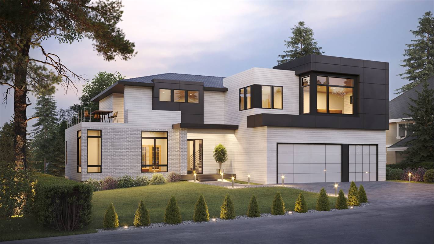 5 Bedroom Contemporary Style House Plan 9963: The Starbuck - 9963