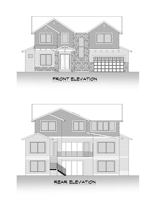 Walkout Basement Contemporary Style House Plan 9979: Federer - 9979