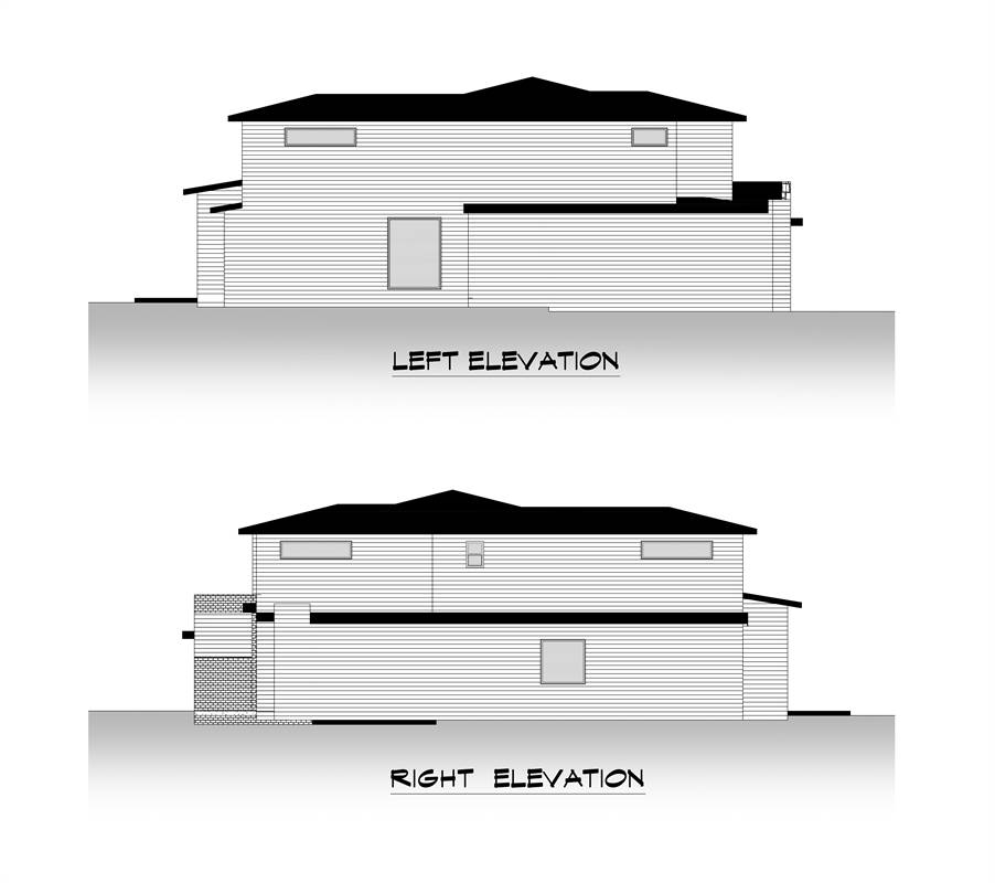 Luxury Two Story Contemporary Style House Plan 9996: Garfia - 9996