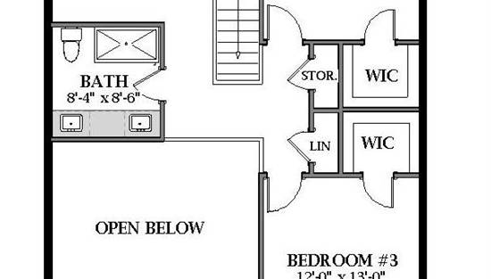 Exclusive Narrow Lot 3 Story Townhouse Style House Plan 1081 - 1081
