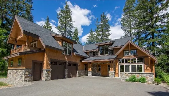 2 Story Log Home Plans